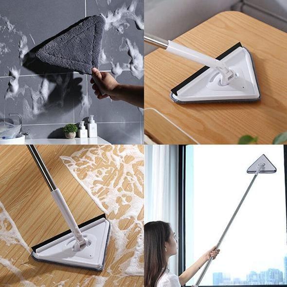 360 Rotating Triangular Corner Mop With Long Handle – GadgetsCay